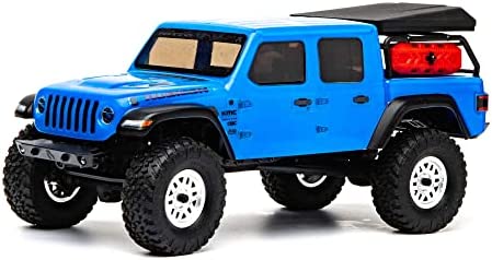 SCX24 Jeep Gladiator, 1/24th 4WD RTR, Blue